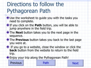 P ythagorean and his theorem | PPS