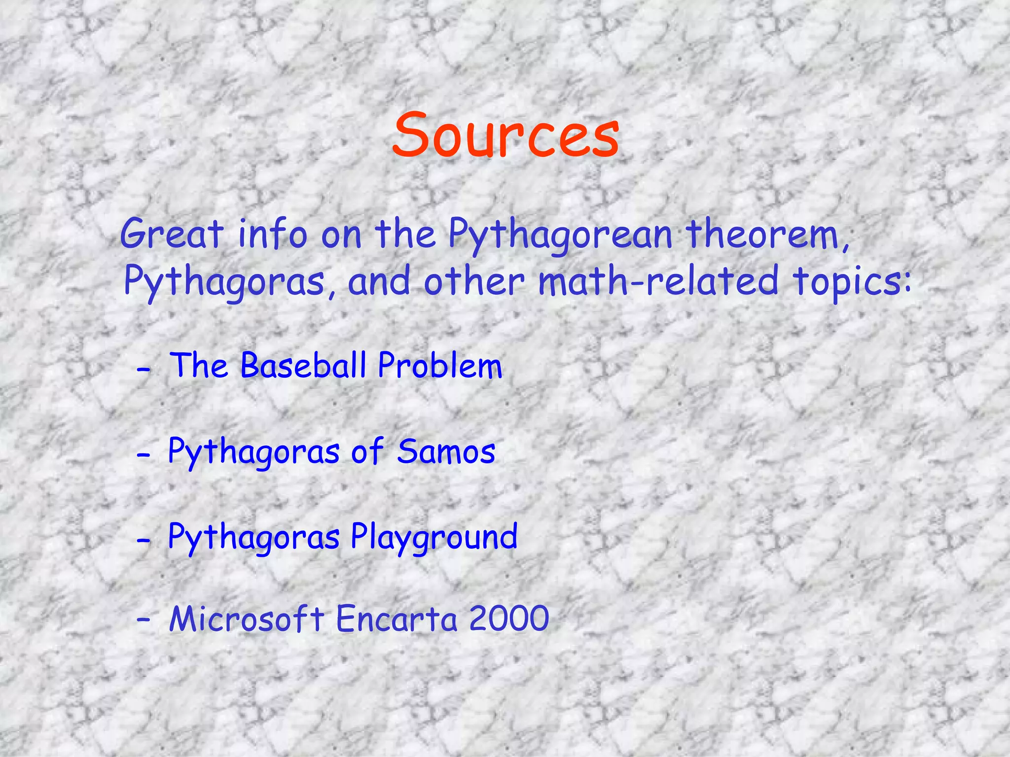 Pythagorean Theorem | PPT