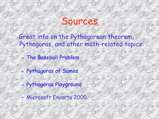 Pythagorean Theorem | PPT
