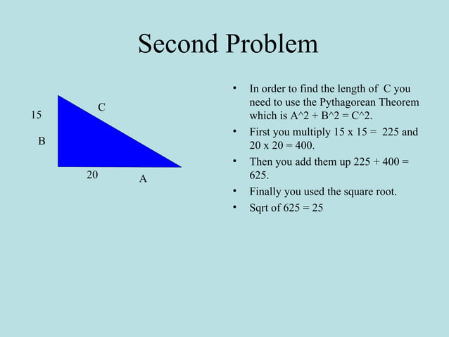 Pythagorean theorem | PPT