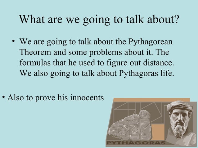 Pythagorean theorem | PPT