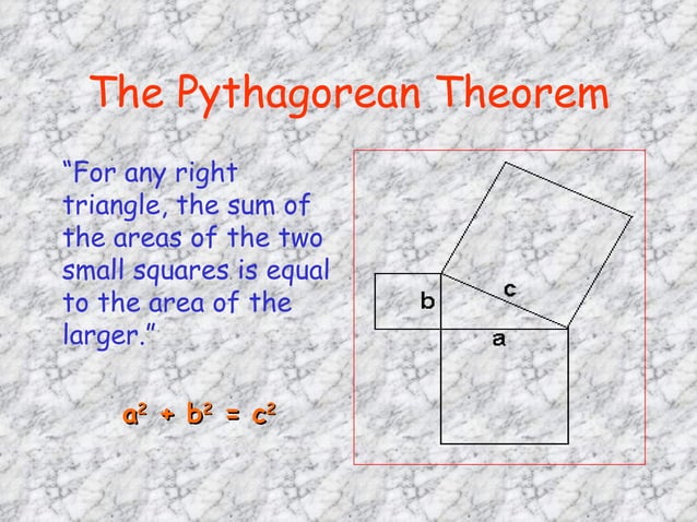 Pythagorean theorem | PPT