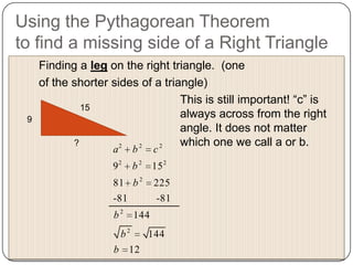 Pythagorean theorem | PPT