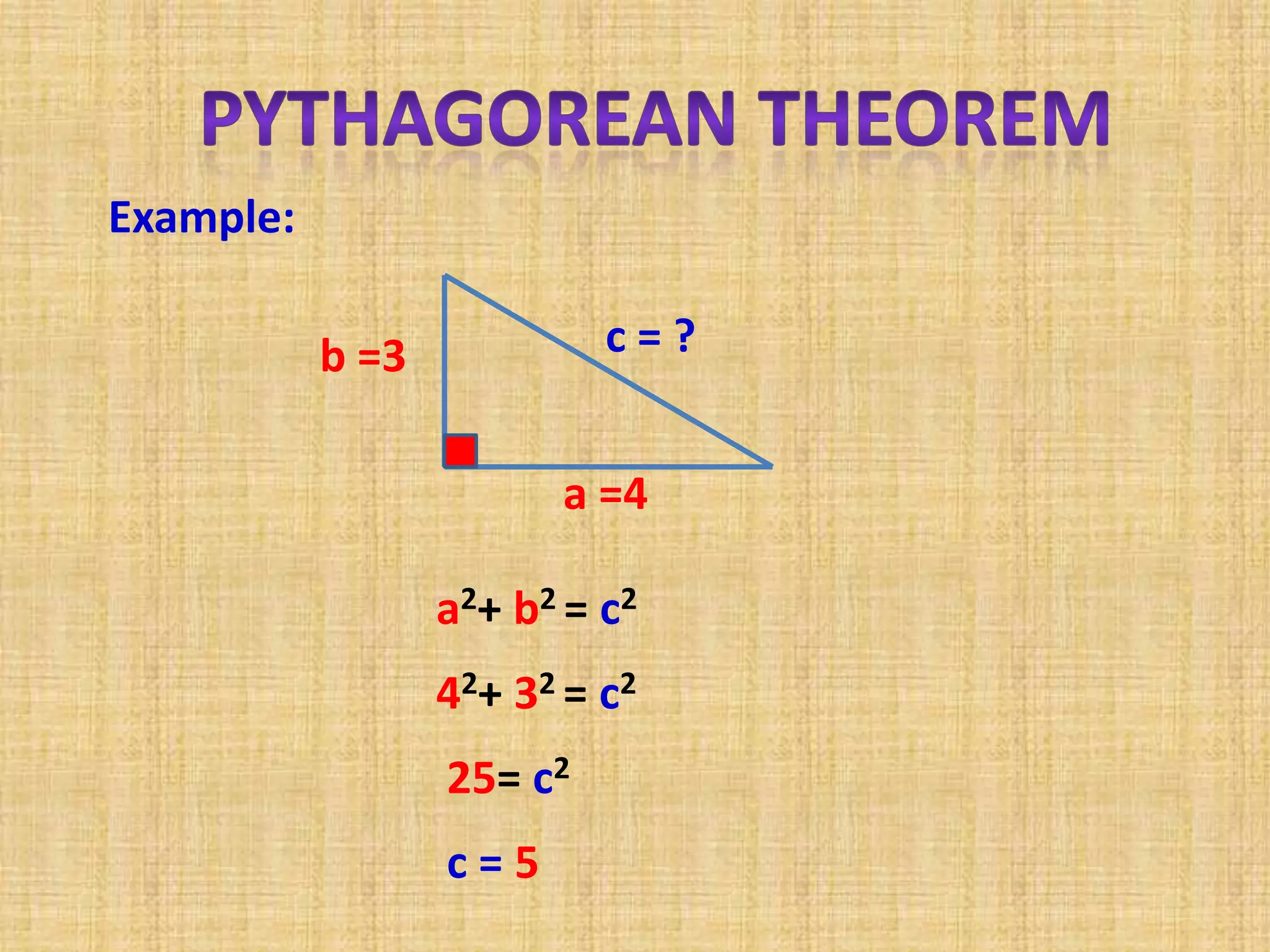 Pythagorean theorem | PPT