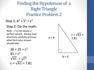 Pythagorean Theorem | PPTX