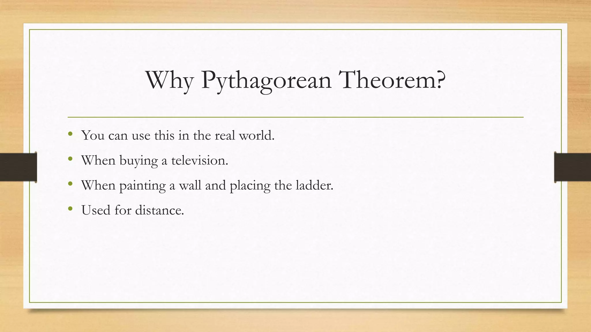 Pythagorean theorem | PPTX