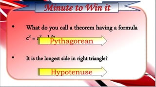 Pythagorean theorem | PPTX