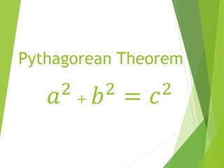 Pythagorean theorem | PPTX