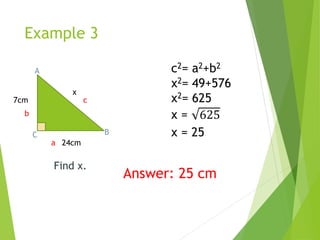 Pythagorean theorem | PPTX