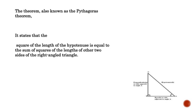 Pythagorean theorem | PPT