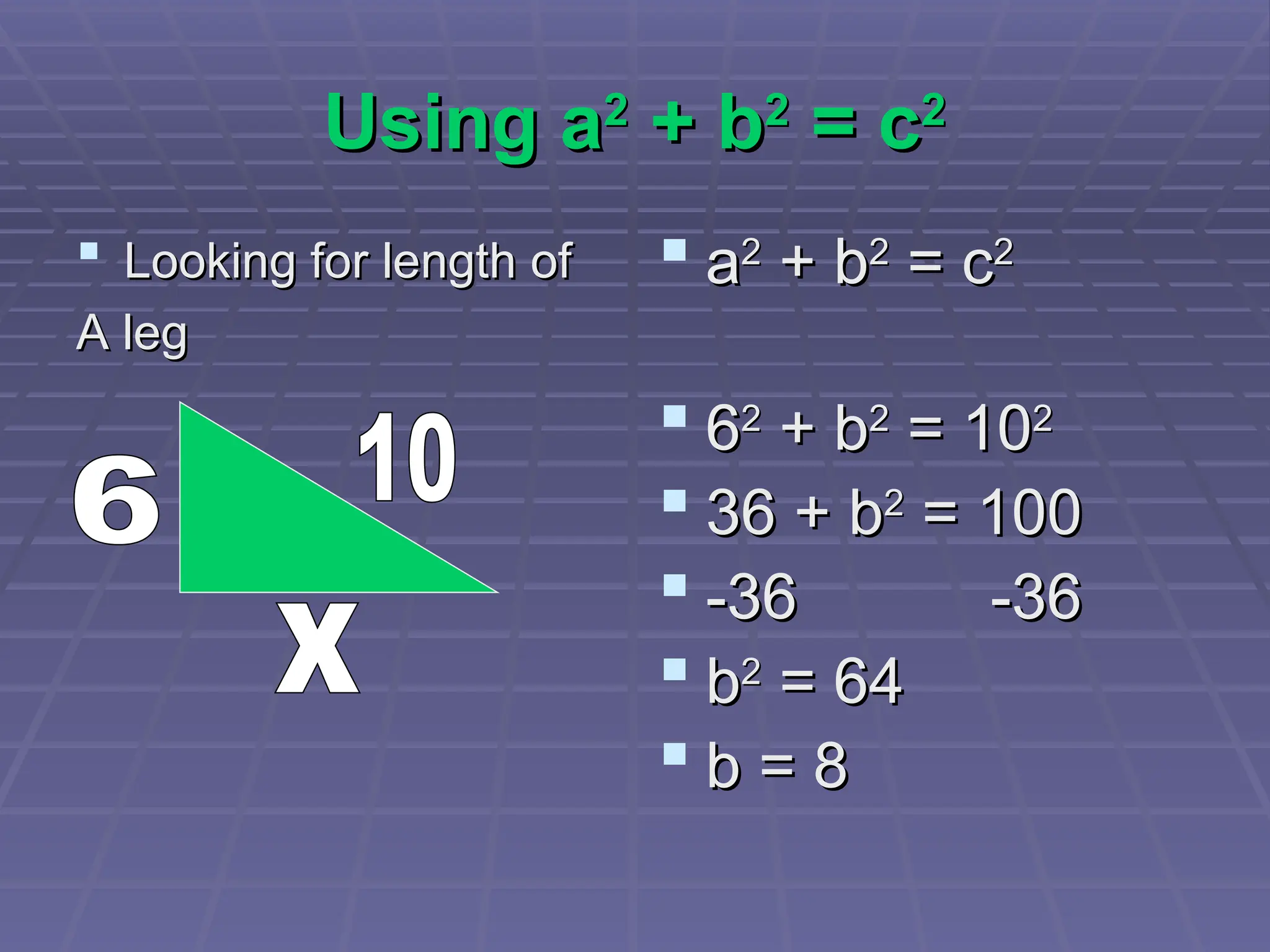 Pythagorean Theorem and its application to real life situation ppt | PPT