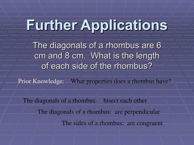 Pythagorean Theorem and its application to real life situation ppt | PPT