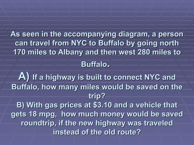 Pythagorean Theorem and its application to real life situation ppt | PPT