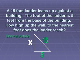 PYTHAGOREAN THEOREM for mathematics ppt.ppt