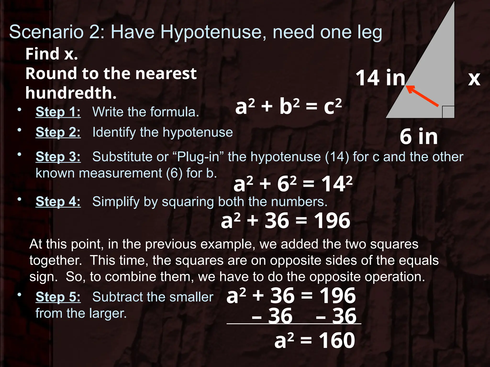 Pythagorean Theorem.powerpoint for grade 9 | PPTX