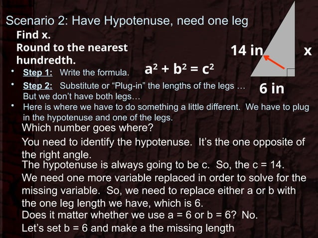 Pythagorean Theorem.powerpoint for grade 9 | PPTX