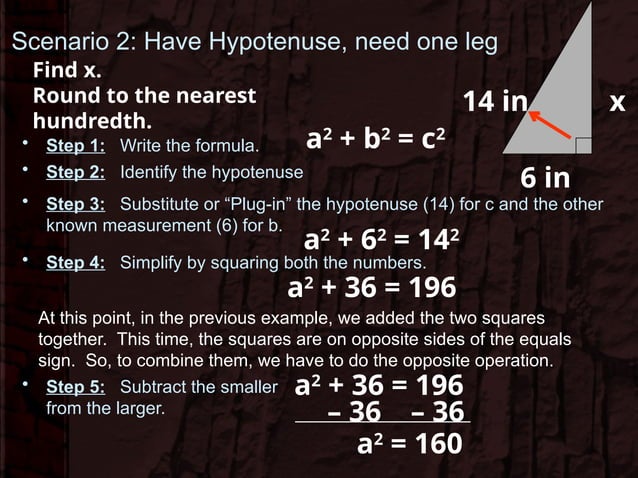 Pythagorean Theorem.powerpoint for grade 9 | PPTX