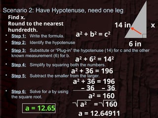 Pythagorean Theorem.powerpoint for grade 9 | PPTX