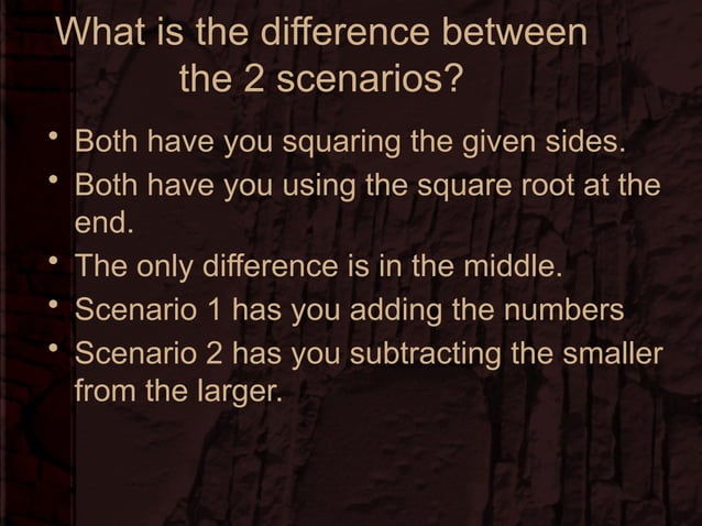 Pythagorean Theorem.powerpoint for grade 9 | PPTX