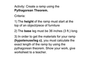 Pythagorean Theorem 11/20 M-6 | PDF
