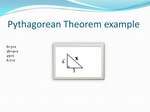 Pythagorean theorem and distance formula | PPTX | Physics | Science