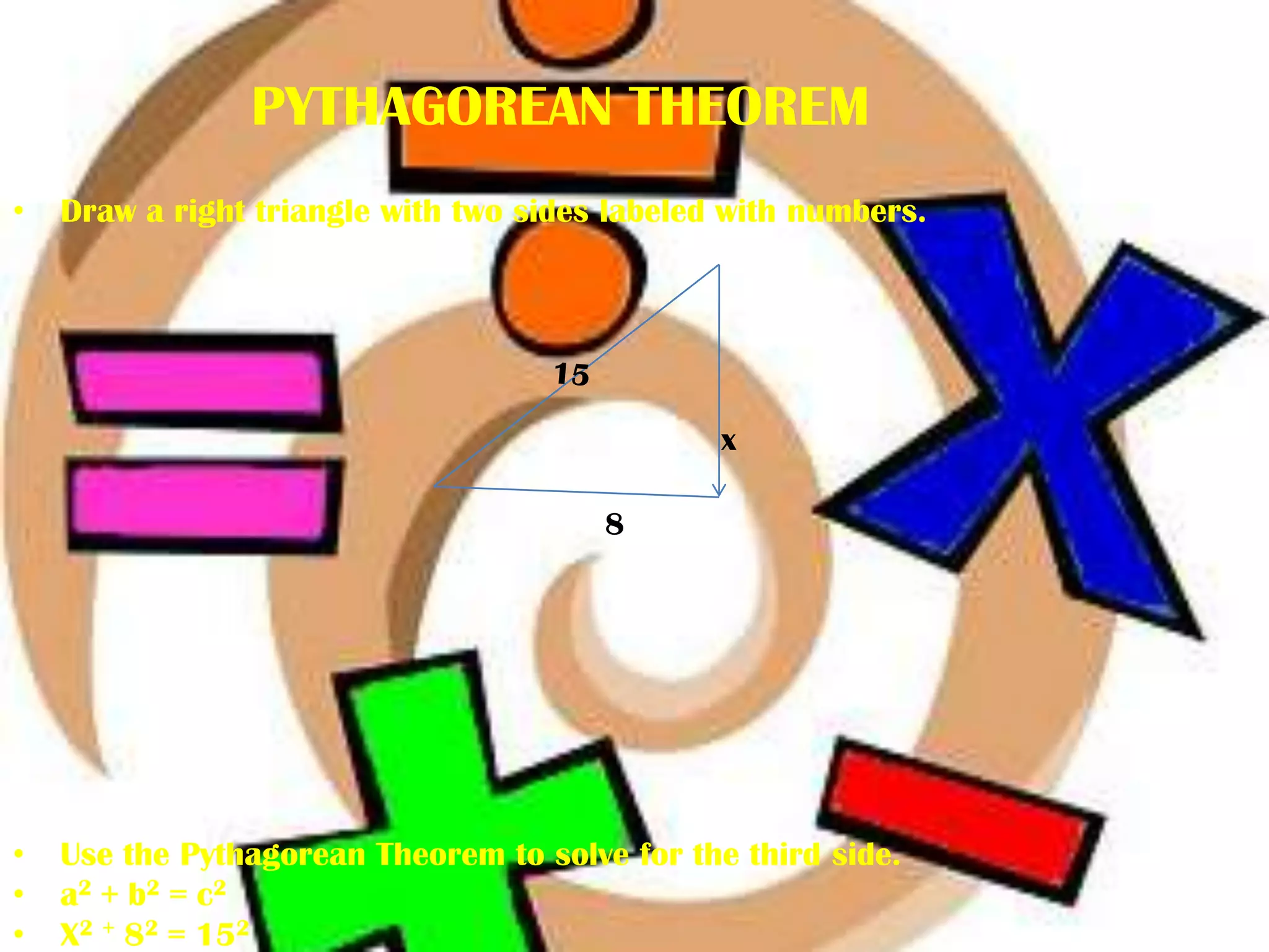 Pythagorean theorem and distance formula | PPTX