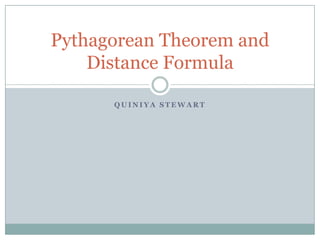 Pythagorean Theorem And Distance Formula | PPTX