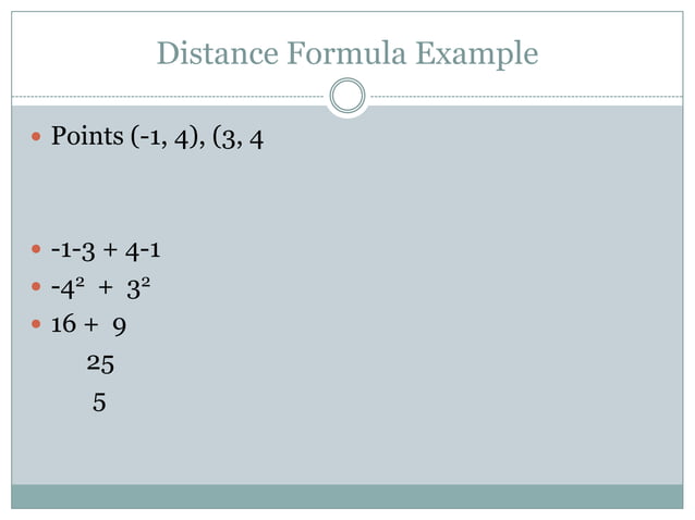 Pythagorean Theorem And Distance Formula | PPTX | Physics | Science
