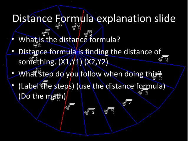 Pythagorean theorem and distance formula.11ppt | PPT