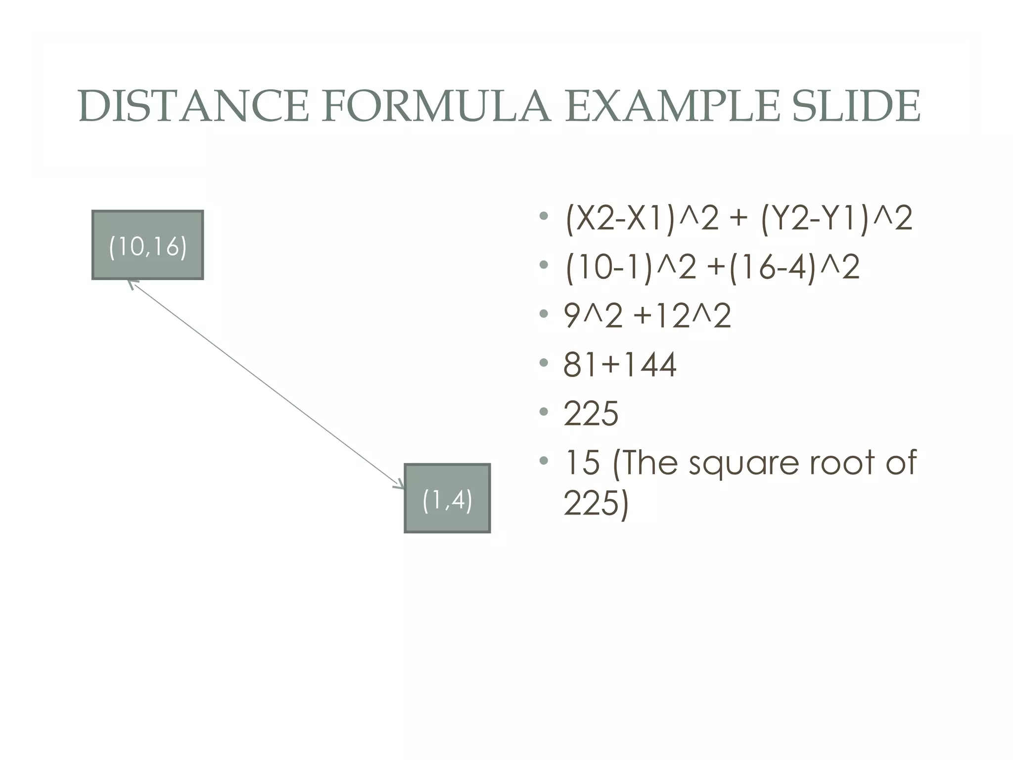 Pythagorean theorem and distance formula | PPT | Physics | Science