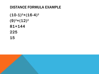 Pythagorean theorem and distance formula | PPT