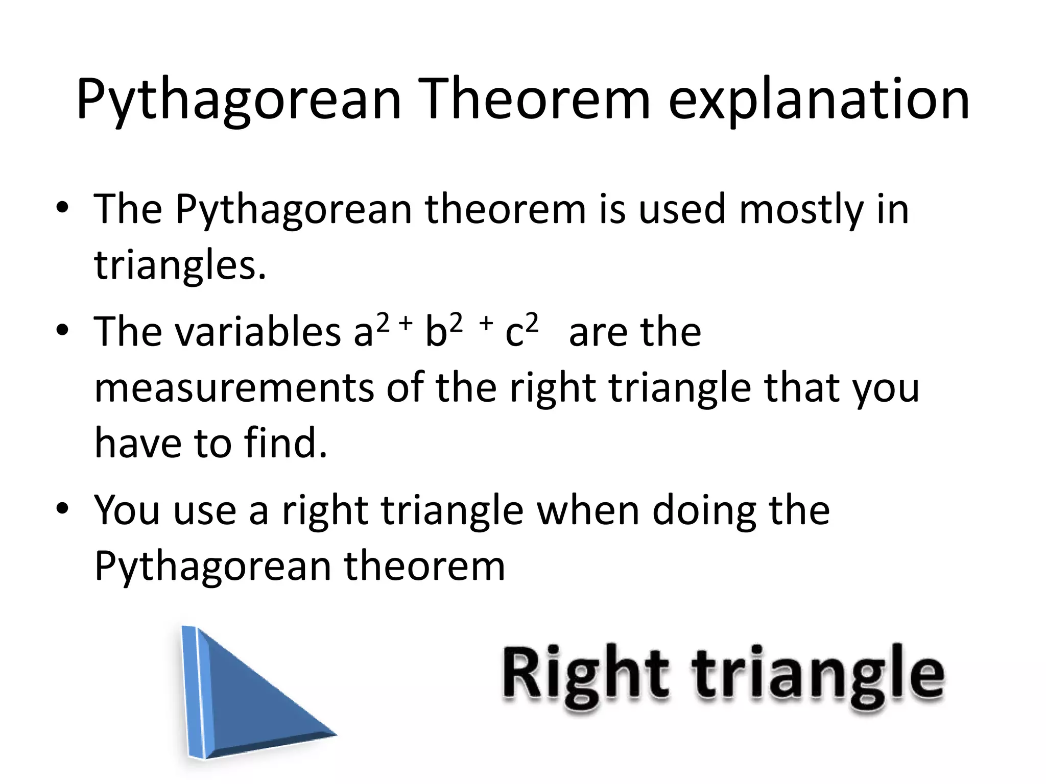 Pythagorean theorem and distance formula powerpoint | PPTX | Physics | Science