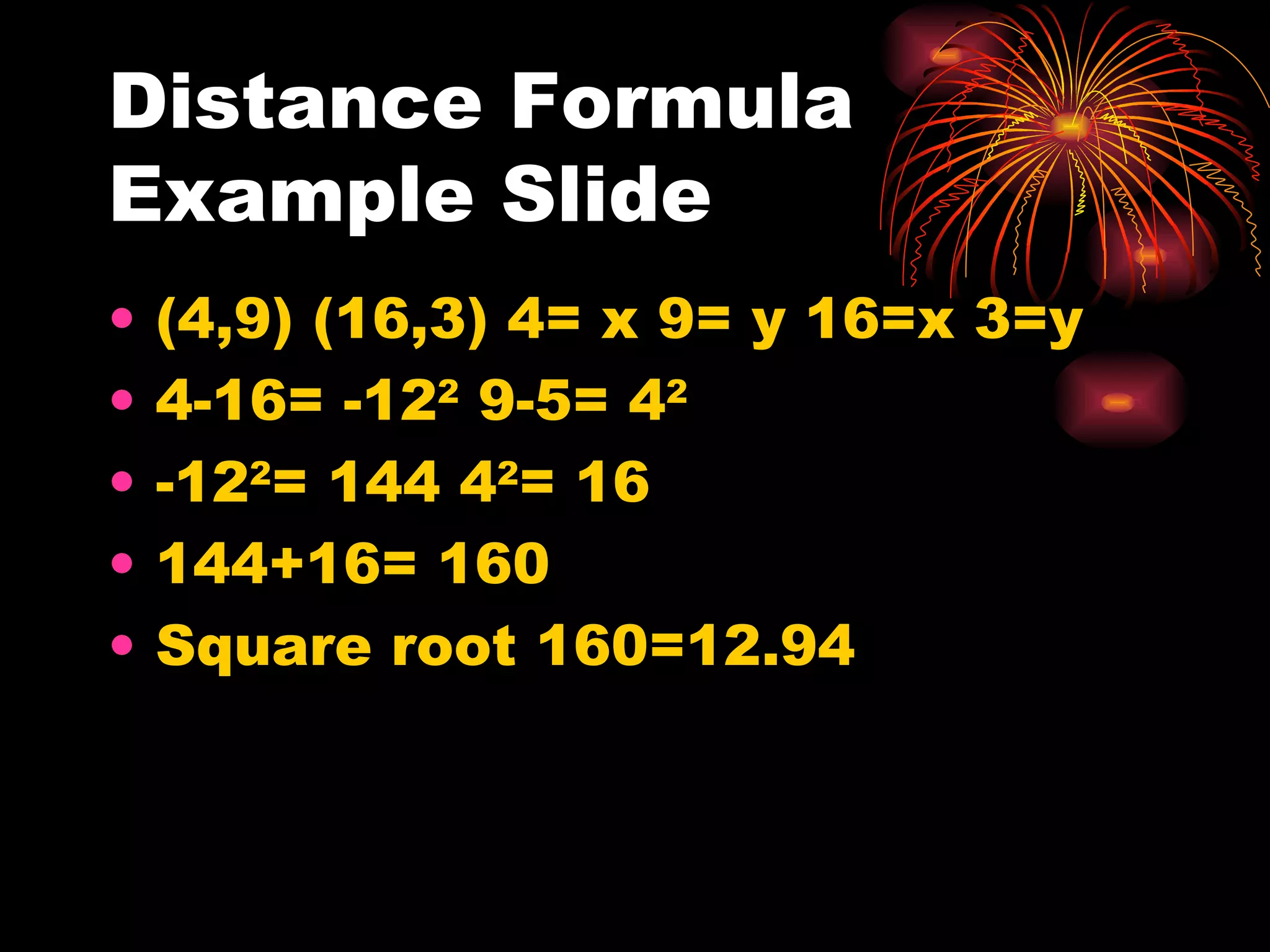 Pythagorean theorem and distance formula power point | PPT | Physics ...
