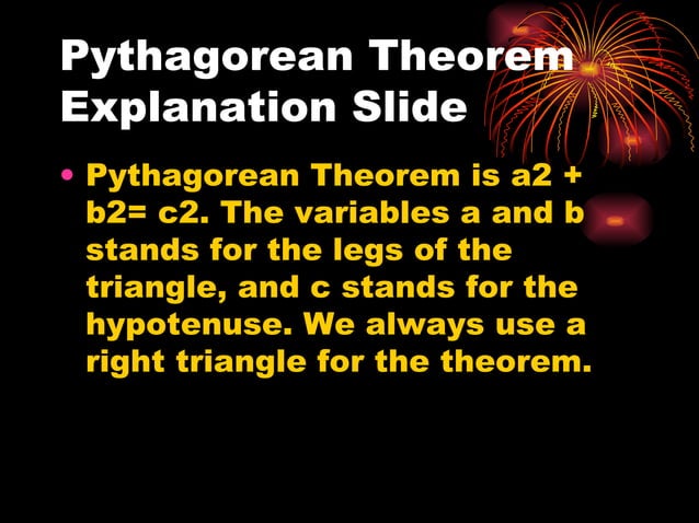 Pythagorean theorem and distance formula power point | PPT | Physics ...