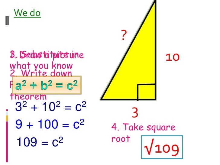 Pythagorean theorem day 1