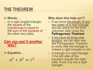 Pythagorean theorem fun dr | PPTX