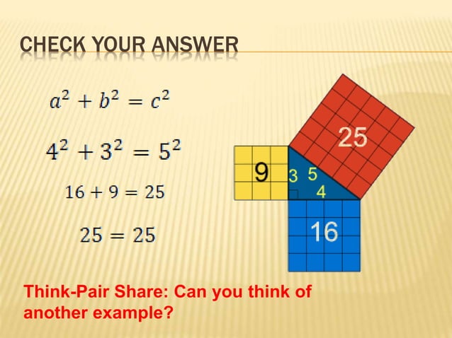 Pythagorean theorem fun dr | PPT