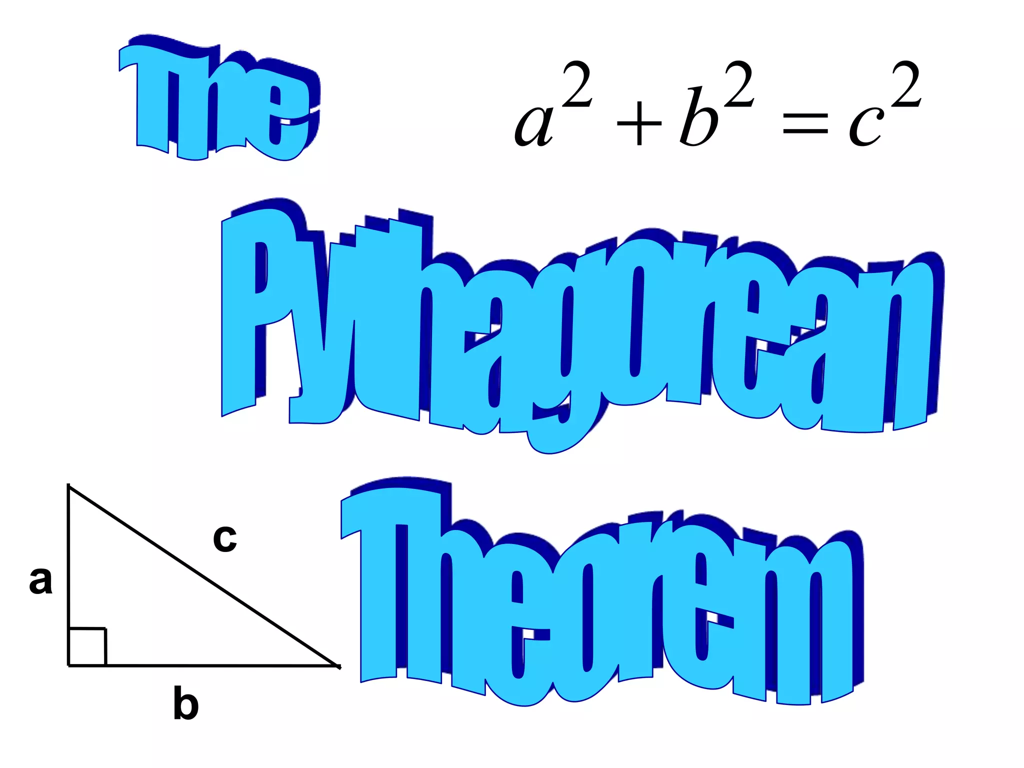 PYTHAGOREAN THEOREM | PPT