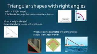 Pythagorean theorem lesson presentation | PPTX
