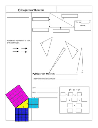 Pythagorean theorem notes | DOC