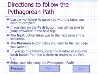 Pythagorean theorem vft | PPT