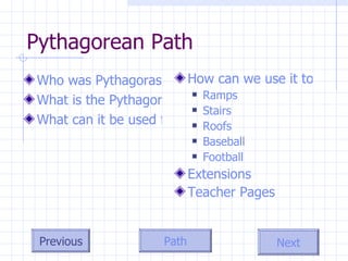 Pythagorean theorem vft | PPT