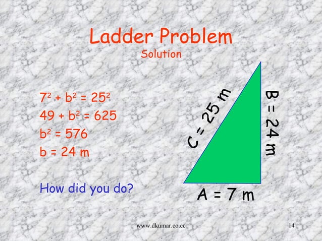 Pythagorean theorum revised | PPT