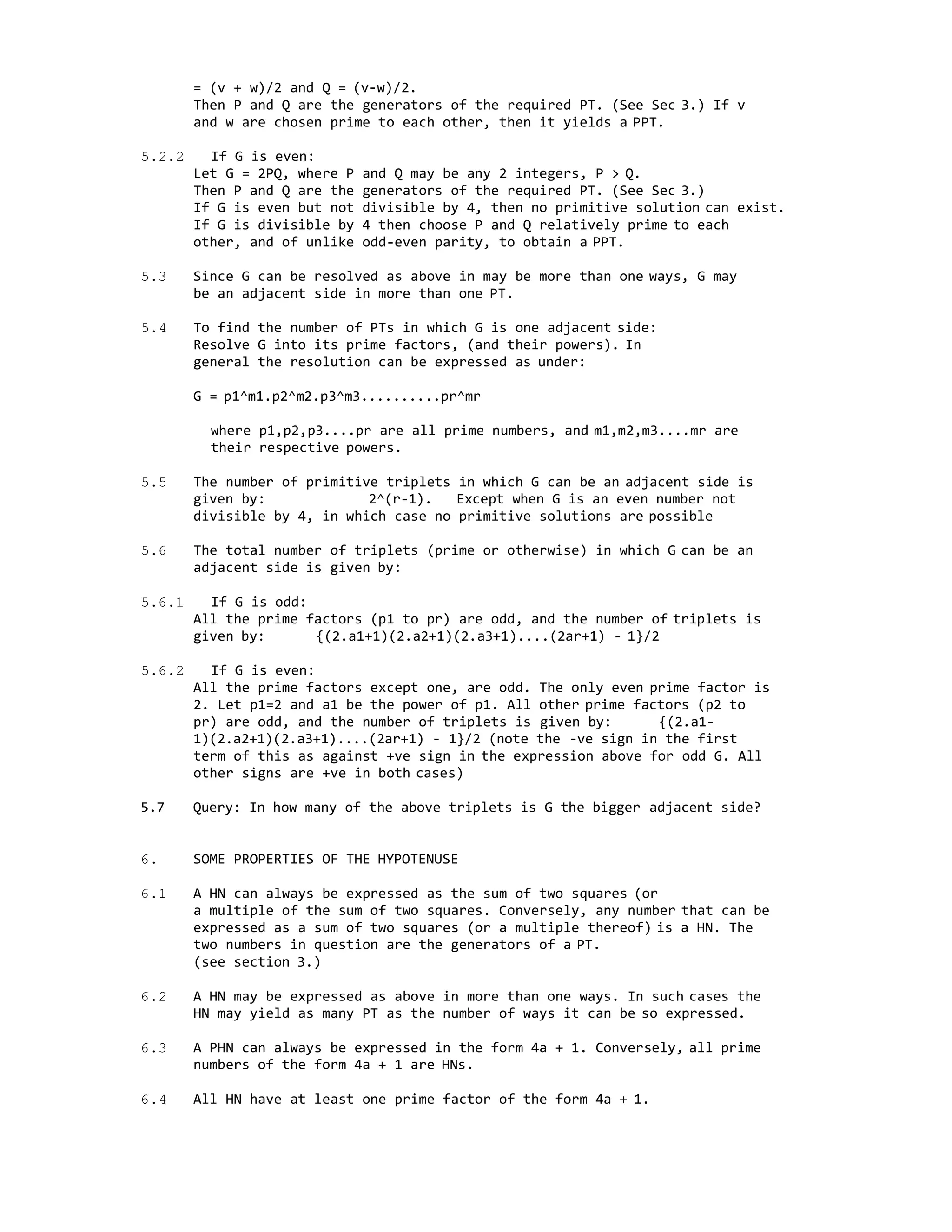 Pythagorean Triplets | PDF