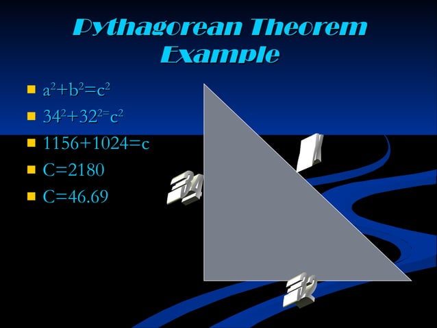 Pythagorean theorem | PPT