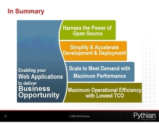 Pythian MySQL - database for the web based economy | PPT