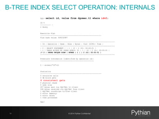 Indexes From the Concept to Internals | PPT
