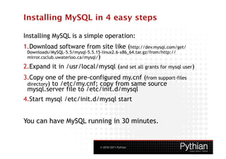 MySQL overview | PPT