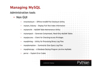 MySQL overview | PPT