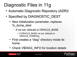 Oracle 11g: Learning to Love the ADR | ODP